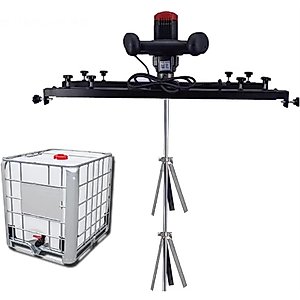 IBC Paint Mixer, 3000W Electric Tank Mixer Machine, With Support Hanger, Folding Propeller, for Ink Dissolver Agitator