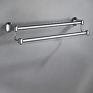 FCMLD Bathroom Accessories Sets Heavy Duty Towel Rack Bar Toilet Paper Basket Hair Dryer Brush Holder Wall Hook (Color : White-Fruit peach5, Size : 61x22x15cm)