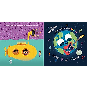 Yellow Like a Submarine, Purple Like the Rain: A Rocking Book of Colors