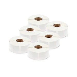enKo 1.5 x 1 Inch Direct Thermal Labels (6 Rolls, 3120 Labels) Adhesive 1-1/2 x 1 Labels (1 in Core) Use as Barcode Labels, Address & Book Spine Labels - Compatible with Zebra Rollo Label Printer