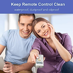 Morepack Remote Control Shrink Wrap Bags,2.7x8 Inches 100Pcs Remote Control Cover Protector,Dustproof and Waterproof