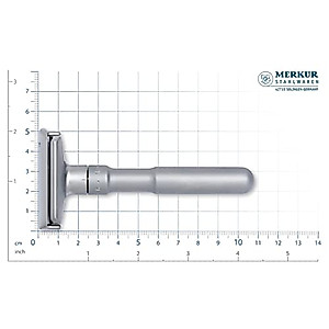 Merkur Razor Adjustable Futur Brushed Chrome Safety Razor, MK-700002 , 1 Count (Pack of 1)