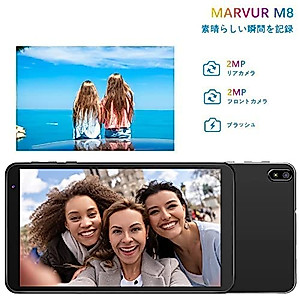 MARVUE M10 Tablet, 10.1 inch Android Tablet, 2GB RAM 32GB ROM Storage, 2+8MP Dual Camera, 800x1280 IPS HD Display, Quad Core Processor Android 10.0, WiFi, USB Type C Port, Metal Body