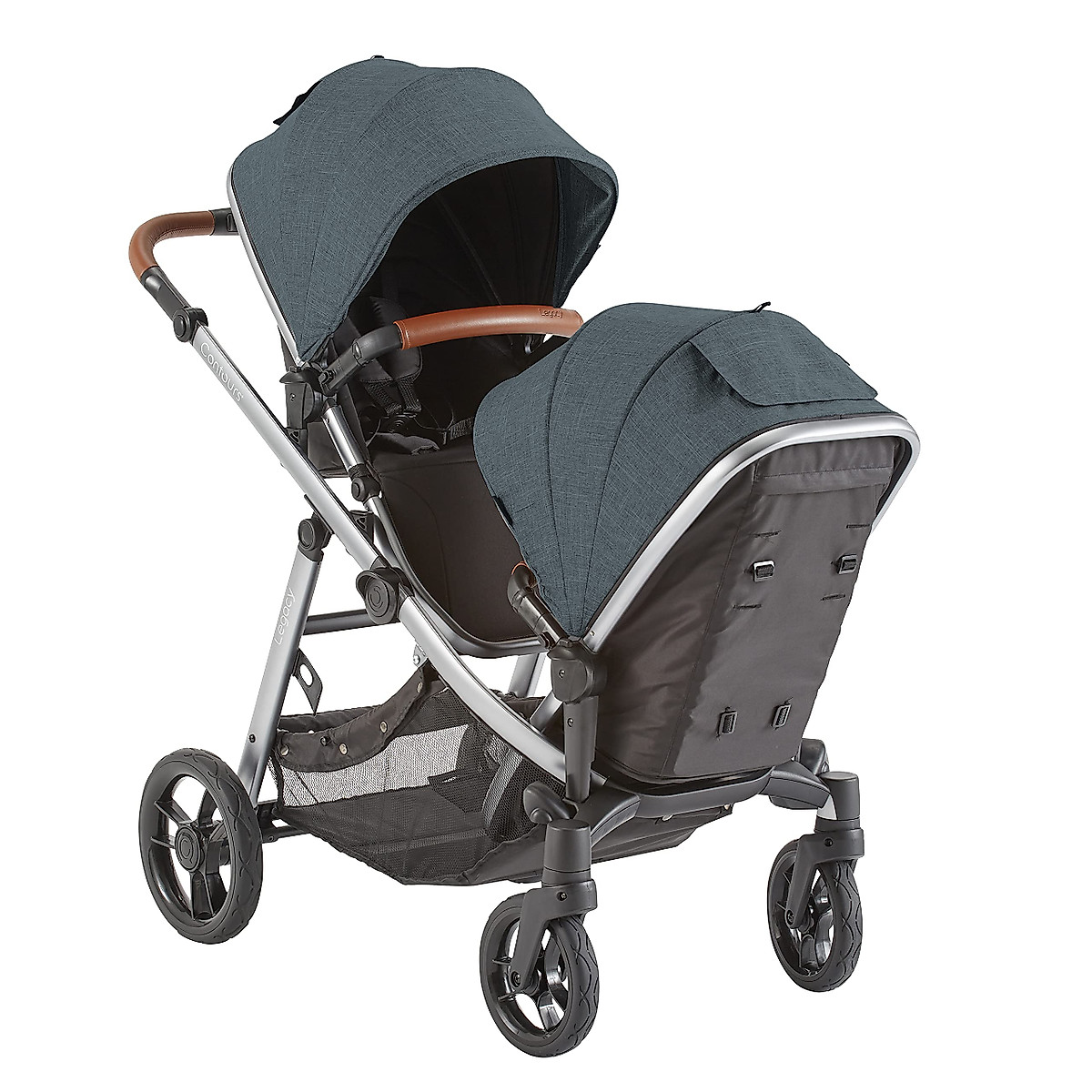 Contours Second Seat Accessory for Contours Legacy Stroller Only, Convert Your Legacy Stroller from Single to Double Mode, No Accessories Needed, (Front Position Only) - Washed Teal