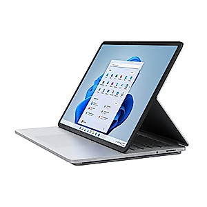 Microsoft Surface Laptop Studio 9X8-00001, Intel Core H35 i5-1130H Processor, 16GB RAM, 512GB SSD, Intel Iris X Graphics, 14.4" Rotating Touchscreen Display, Windows 11 Home, Platinum (Renewed)