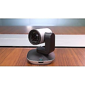 Logitech PTZ PRO 2 Video Camera for Conference Rooms, HD 1080p Video - Auto-focus USB Black/Silver