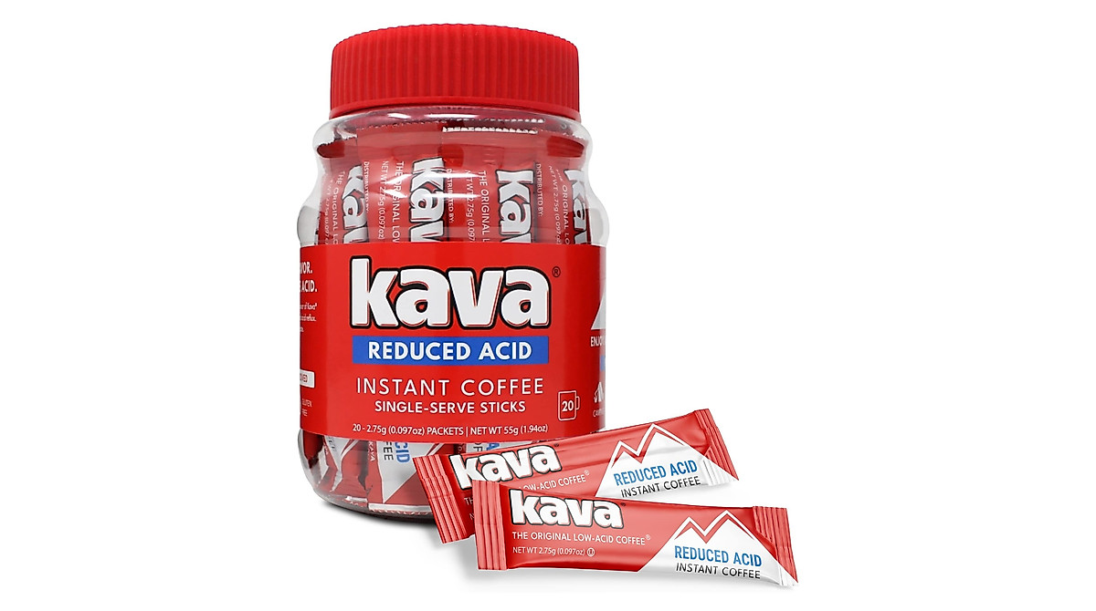 Kava Low Acid Instant Coffee - Travel Size Stick Packets