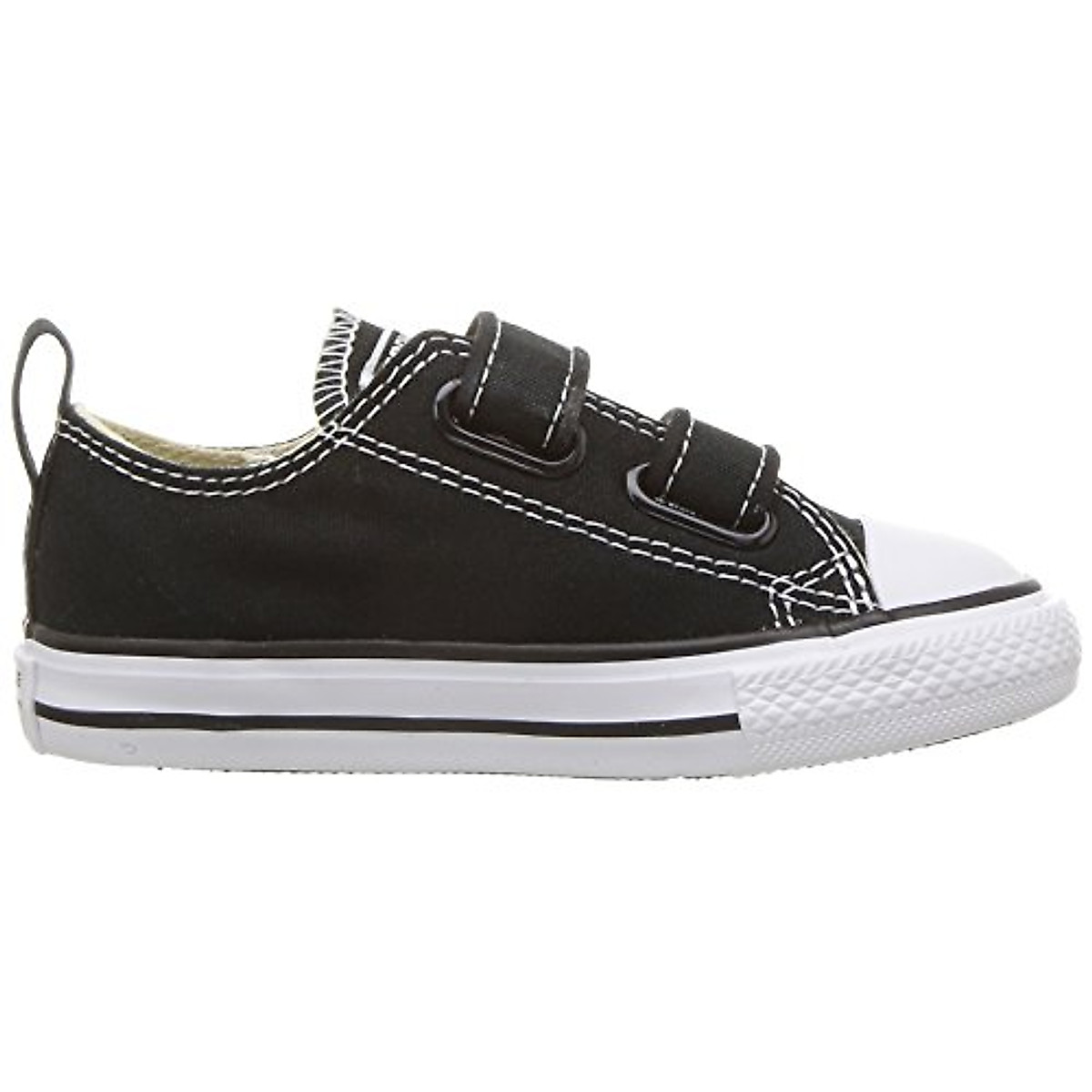 Converse Boys' Chuck Taylor All Star 2V Low Top Sneaker, Black, 6 M US Toddler
