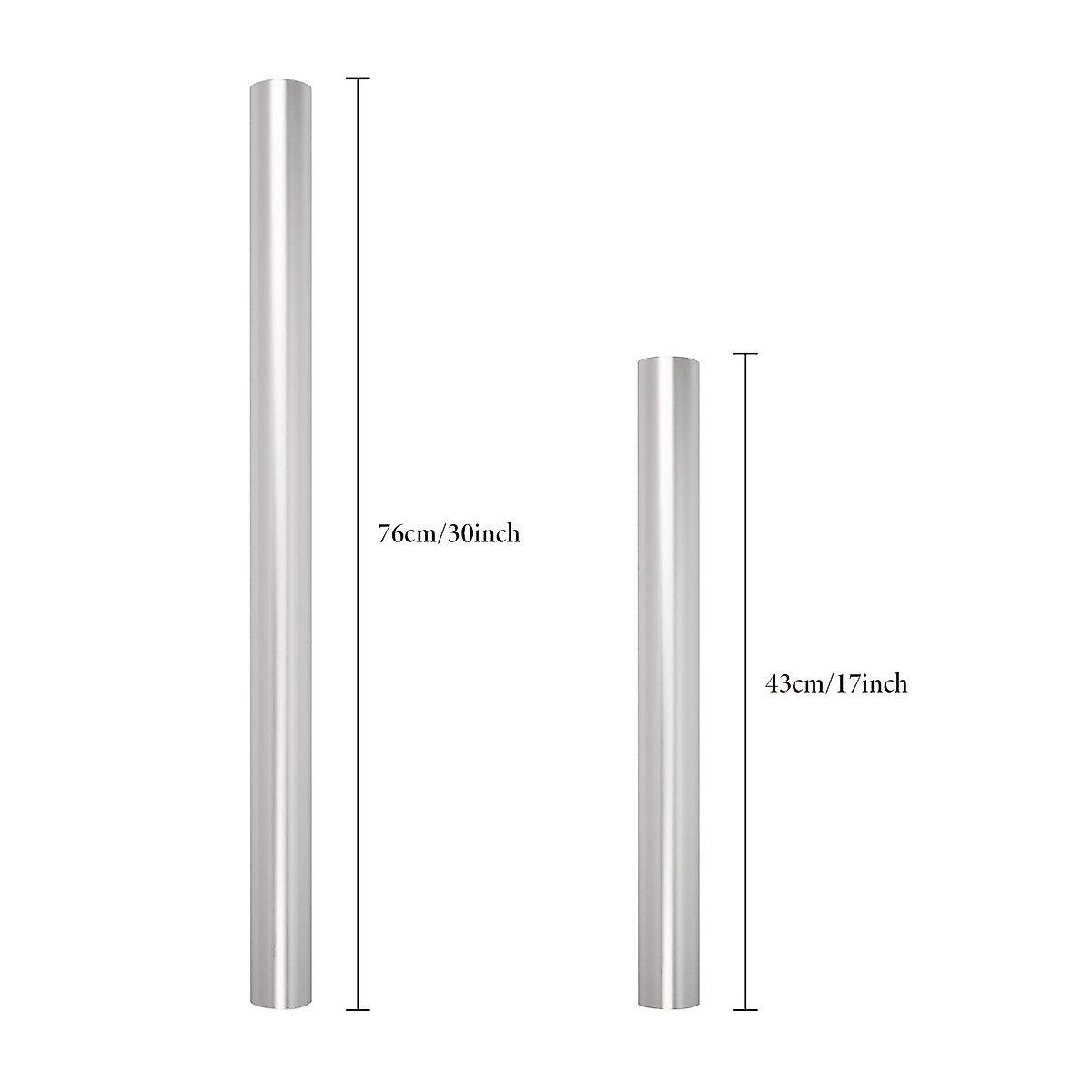 Homeral Jumbo Matte Silver Wrapping Paper Roll - Solid Color for Birthday, Wedding, Christmas, All Occasion - 30 Inch x 32.8 Feet