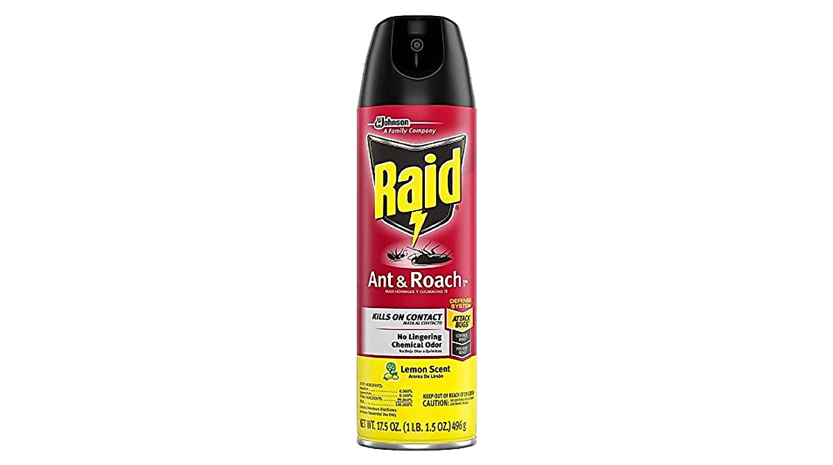 Raid Ant & Roach Killer: Lemon Scent Bug Spray (8-Pack)