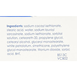 Vanicream Cleansing Bar 3.9 oz For Sensitive Skin, Pack of 4