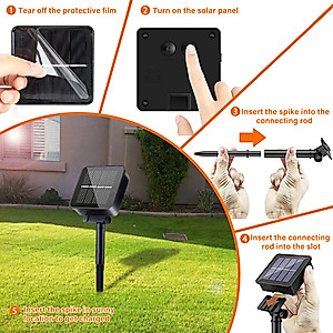 SUWITU Solar String Lights Outdoor, 23.6 ft 60 LED Garden Lights Solar Powered Waterproof Hanging Solar Lights for Indoor/Outdoor, Tree, Patio, Yard, Fence, Gazebo, Wedding Party