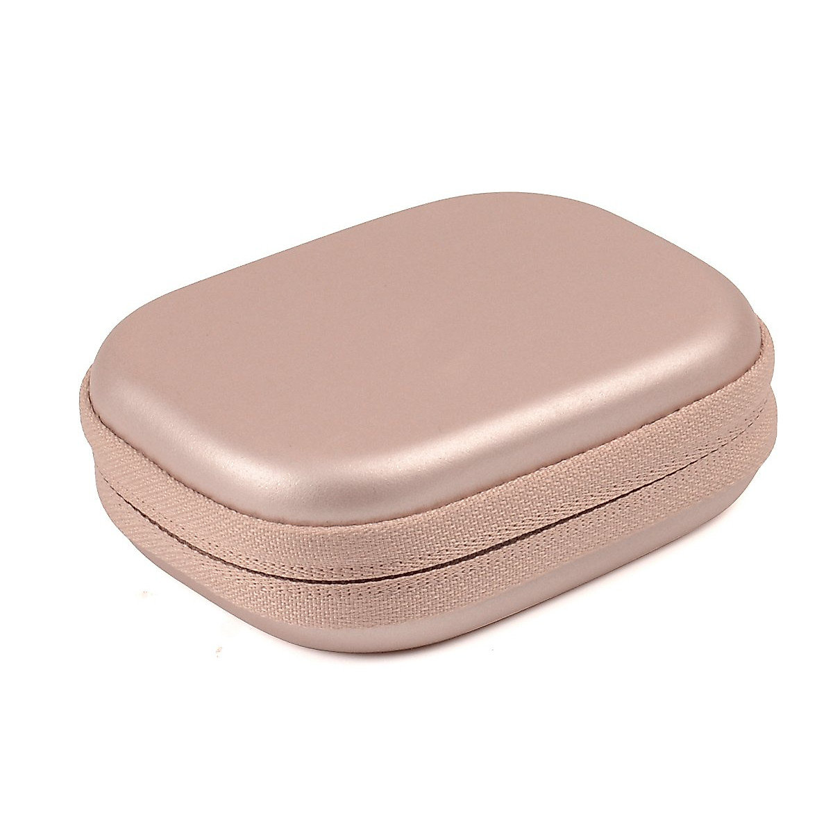 Alltravel case for External Solid State Drive Samsung T7, T7 Touch, T5, T3 250GB 500GB 1TB 2TB SSD USB 3.0 External Solid State Drives, Strong Compact Light Weight case, Mesh Pocket (Rose Gold)