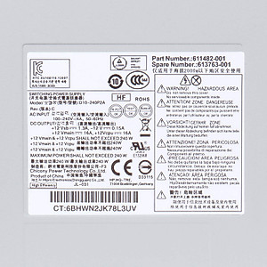 Li-Sun 503376-001 240W Power Supply Replacement for HP Elite 8000 8100 8200 SFF Pro 6000 6005 6200 HP-D2402A0 HP-D2402E0 DPS-240RB 508151-00 613763-001 611481-001 613762-001 503375-001 HP Power Supply