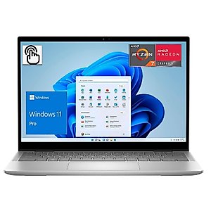 DELL 2023 Newest Inspiron 5425 Business Laptop, 14-inch 16:10 FHD+ (1920 x 1200) Touchscreen Display, AMD Ryzen 7 5825U, AMD Radeon Graphics, Backlit, Win 11 Pro Platinum Silver (32G RAM | 1T SSD)