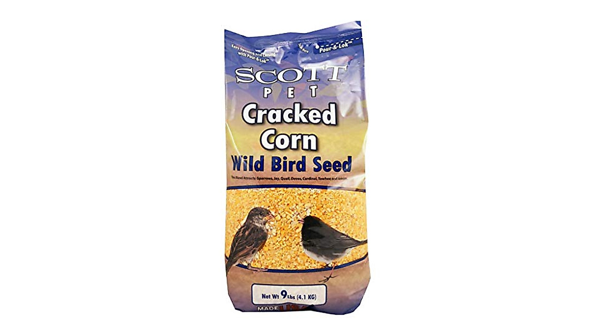 Scott Pet Cracked Corn - Premium 9LB for Birds