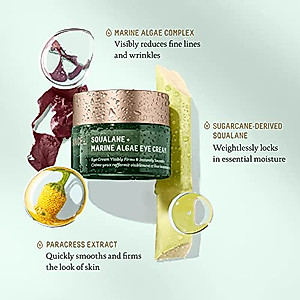 BIOSSANCE Squalane + Marine Algae Eye Cream, 15ml