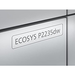 Kyocera ECOSYS P2235dw Monochrome Network Laser Printer, 37ppm, Up To Fine 1200 dpi, Gigabit Ethernet, Wireless & Wi-Fi Direct, Mobile Print, Auto-Duplex, LED Control Panel, 256 mb, 250 sheet tray
