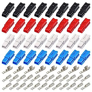 32PCS 4 Colors 30/45A Quick Connect Disconnect Power Connector Assortment Kit