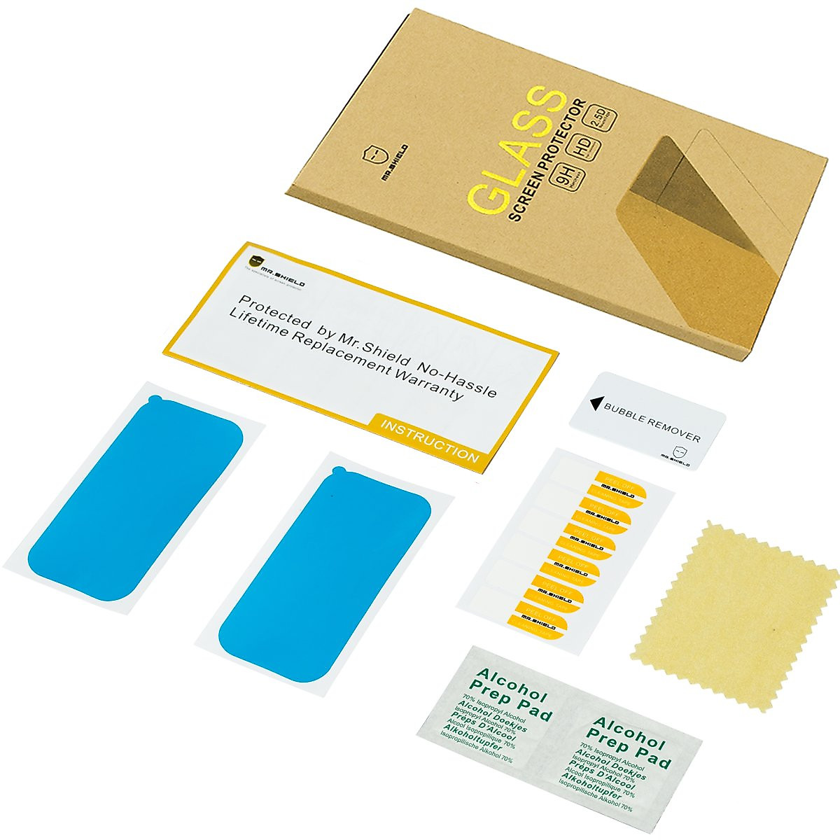 Mr.Shield Screen Protector For Steam Deck/Steam Deck OLED 2021 & 2022 & 2023 [Tempered Glass] [9H Hardness] [2-Pack] Screen Protector