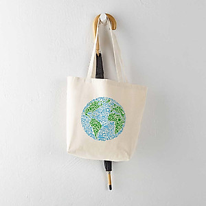 CafePress Save The Planet Tote Bag Canvas Tote Shopping Bag