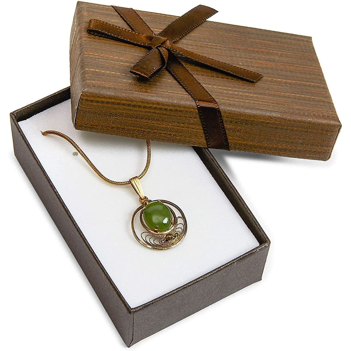 Bright Creations Jewelry Gift Boxes with Lids and Ribbon Bows (6 Colors, 2 x 3 x 1 in, 24 Pack)