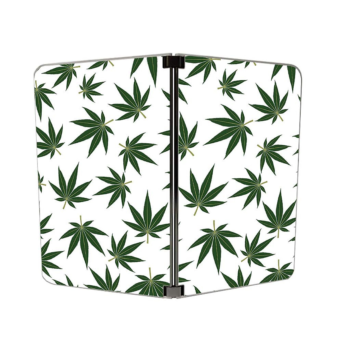 MightySkins Skin Compatible with Microsoft Surface Duo - Pot Leaves Green | Protective, Durable, and Unique Vinyl Decal wrap Cover | Easy to Apply, Remove, and Change Styles | Made in The USA