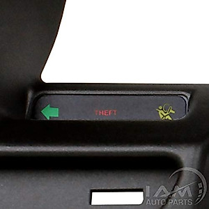 IAMAUTO 10090 Instrument Cluster Bezel Dash Panel Trim Surround for (Gas Engines Only) 1994 1995 1996 1997 Ford F Series F150 F250 F350 Super Duty and fits 1994-1996 Ford Bronco (WITHOUT Rear Defrost)