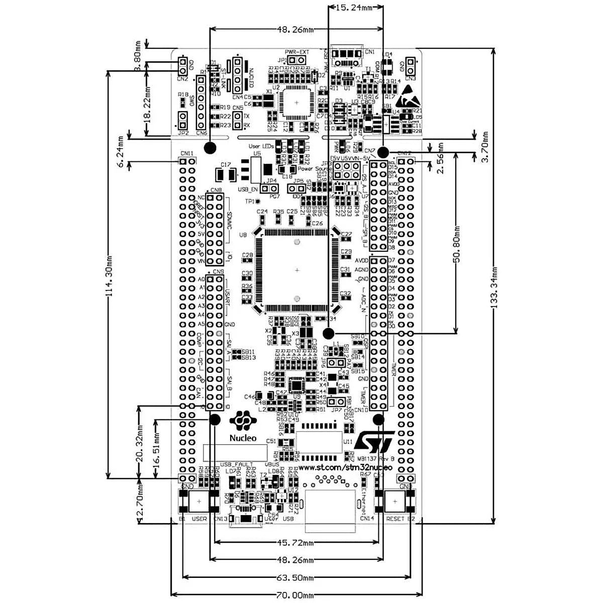 XFCZMG Consumer Electronics NUCLEO-F767ZI, STM32 Nucleo-144 Development Board Consumer Electronics