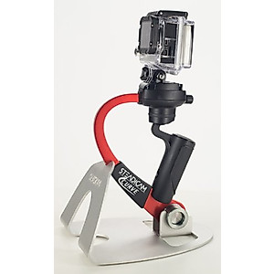 Steadicam Curve-BK Handheld Video Stabilizer and Grip for GoPro Hero Cameras 3, 4 Black & Hero 5 (Red)