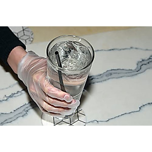 Daxwell Food Safe Stretch Poly Gloves (Small, 1,000 Count) Non-Latex, Disposable, Food Handling Use, Powder Free, F10000225,White