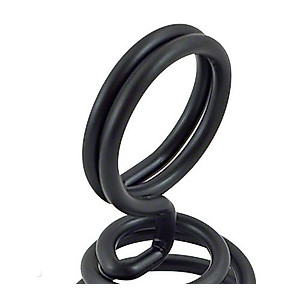 American Metalcraft SNB2 3" Black Chrome Spiral Number Holder