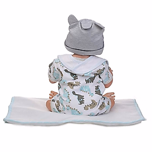 iCradle Silicone Full Body Reborn Baby Dolls Twins Boy and Girl 20 inch Anatomically Correct Newborn Size Bebe Look Real Washable Toys for Toddler Doll House 2 PCS