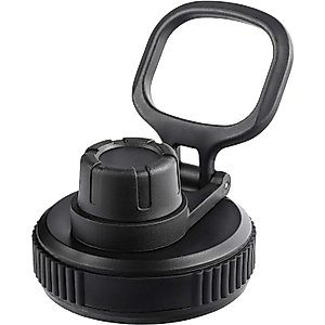 NuRich Hydraflow Wide Mouth Spout Twist Chug Nalgene Replacement Lid or Cap, Compatible with Nalgene 32 oz Wide Mouth Lid, Hydroflask & Many More Top Water Bottle Brands Sizes 12 16 18 20 32 40 64 Oz
