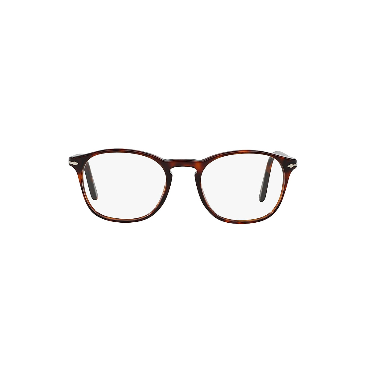 Persol PO3007V Square Prescription Eyewear Frames, Havana/Demo Lens, 50 mm