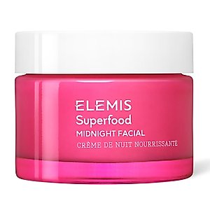 ELEMIS Superfood Midnight Facial, Moisturizer Face Cream, Hydrating Face Moisturizer for Dry Skin, Firming Facial Cream, Camu Camu & Vitamin C Cream