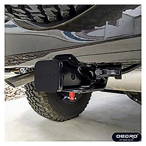 OEDRO 2" Rear Receiver Hitch, Class 3 Hitch & Cover Kit Towing Combo Compatible with 2007-2018 Jeep Wrangler JK 2 Door & 4 Door Unlimited, Upgraded Tow Trailer Hitch (Hitch Cover Included)
