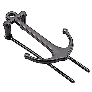 Vbcdgfg 3 Pieces Anchor Bookmarks Book Page Holder Creative Bookmarks Book Page Marker Metal Page Holder for Home Office School Supplies, Gold, 2.6