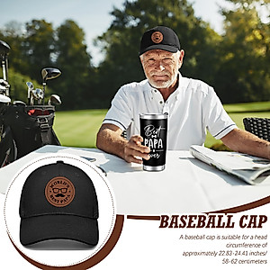 VitalCozy 9 Pcs Papa Gifts for Christmas Grandpa Birthday Gifts from Grandkids Daughter Include Pillow Cover Tumbler Spoon Keychain Socks Hat Card Scented Candle Gift Box for Dad Papa Thank You Gifts