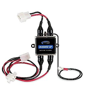 Rugged Radios Active Noise Filter for Two Way Mobile Radios with T Style Radio Connectors - Compatible with : Rugged Radios, Kenwood, ICOM, Motorola, TYT, and QYT
