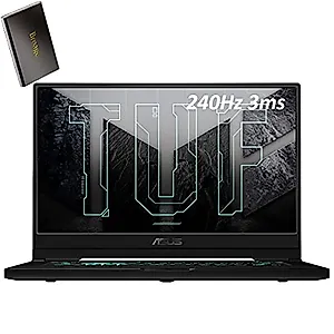 ASUS TUF Dash F15 RTX 3070 8GB 15.6" 240Hz FHD Gaming Laptop Computer, Intel Quad-Core i7 11370H, 16GB DDR4 RAM, 1TB PCIe SSD, WiFi 6, BT 5.2, Thunderbolt 4, Windows 10, BROAG 320GB External HD