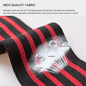 2 Pack Wrist Wraps for Weightlifting with Thumb Loop,Wrist Support Braces for Gym Workouts,Professional Grade Wristbands,Cross Training-Men&Women-Avoid Injury&Improve Your Workout 20''