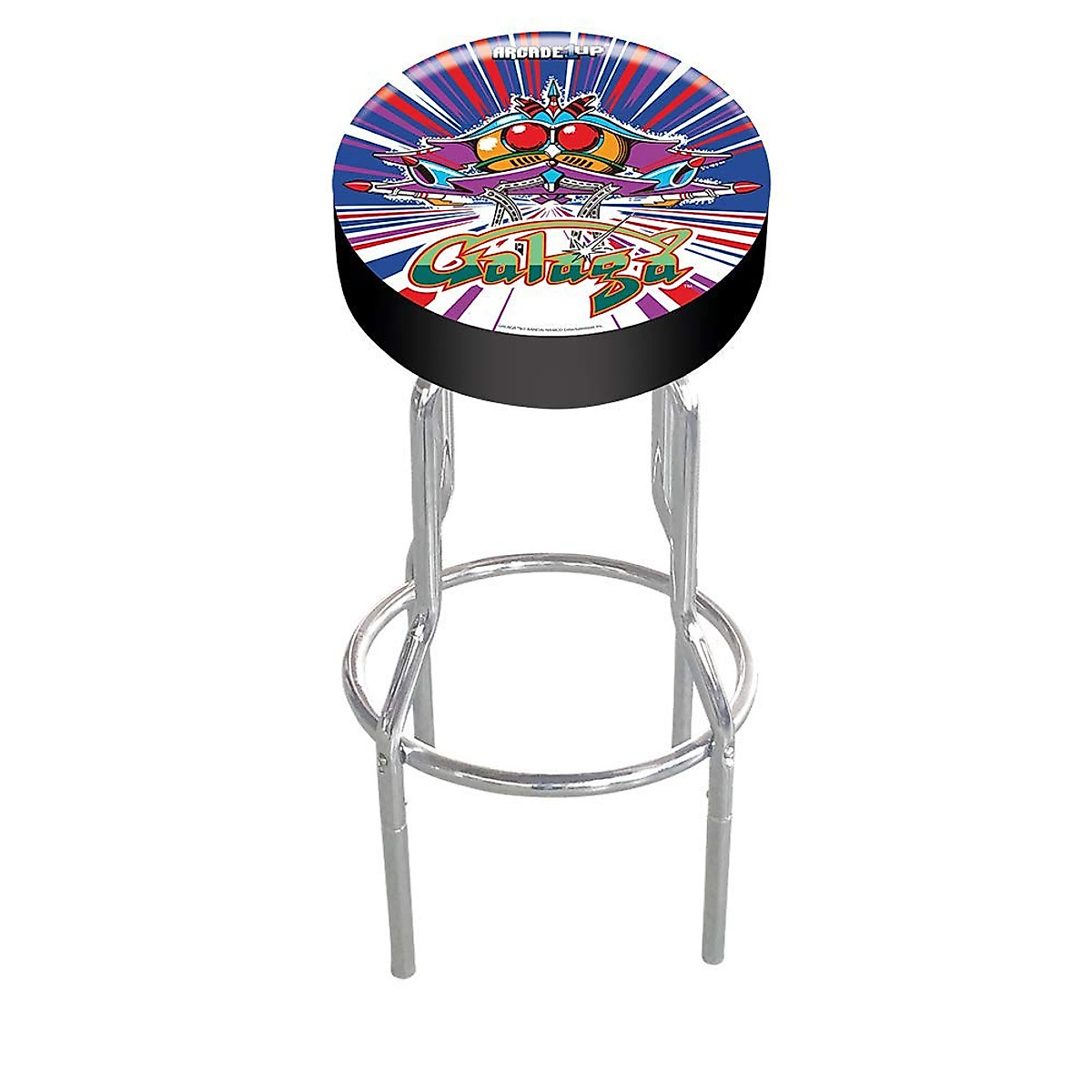 Arcade1Up Galaga Adjustable Stool, 21.5" to 29.5" - Electronic Games