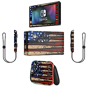 Old Glory - Decal Sticker Wrap - Compatible with Nintendo Switch