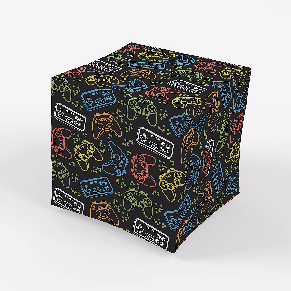 Stesha Party Video Game Gift Wrap Gamer Present Wrapping Paper 30 x 20 Inch (3 Sheets)