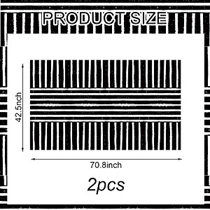 Fuyhiuous 2Packs Beetlejuice Tablecloth Disposable Tablecover for Beetlejuice Birthday Party Supplies and Decorations for Kid Boy Baby Shower Rectangle Tables 70"X42"