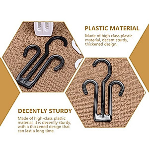 LIOOBO Sneaker Rack Bike Shoe Holder Drying Rack: 24pcs Plastic Cycle Shoe Hanger Towel Hooks Double Hooks Hanging Shoe Organizers Sneaker Shelf