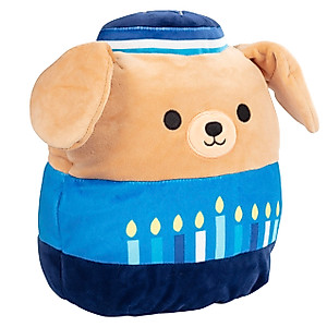 Squishmallows 10" Stevon Hanukkah Labrador Plush - Kellytoy Holiday Dog Stuffed Animal Toy