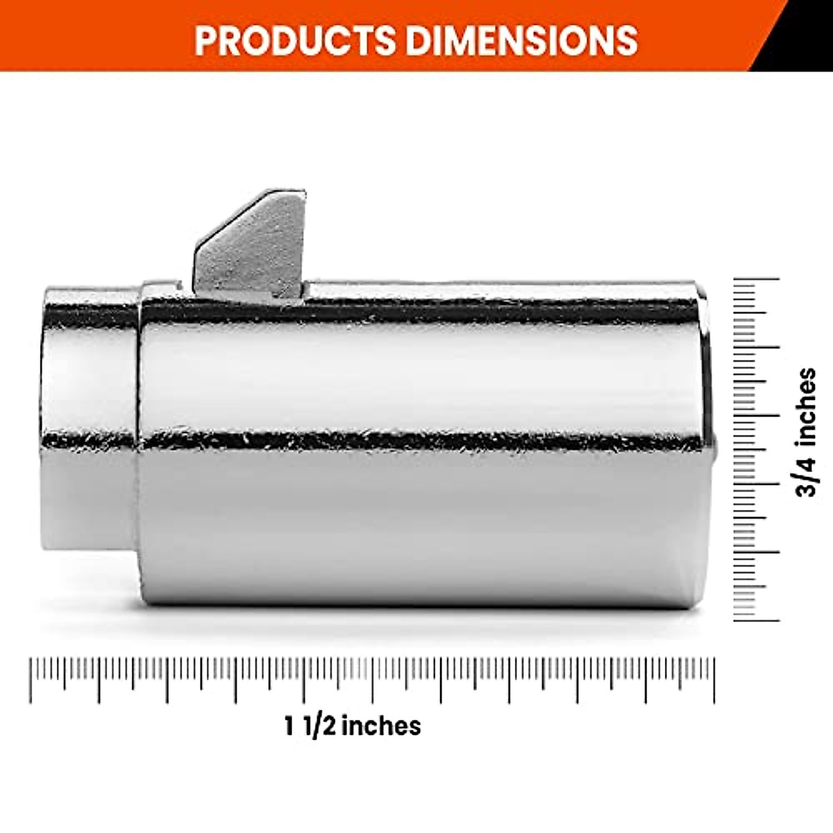 Westway Locks Vending Machine Lock and Key Pack of 1 - Tubular Keyway with Chrome Finish - Keyed Alike High Security Lock - Vending Machine Lock for Pepsi Machine, Coke Machine, Snack/Candy Machine