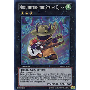 Yu-Gi-Oh! - Muzurhythm The String Djinn (YS12-EN040) - Starter Deck: XYZ Symphony - 1st Edition - Super Rare